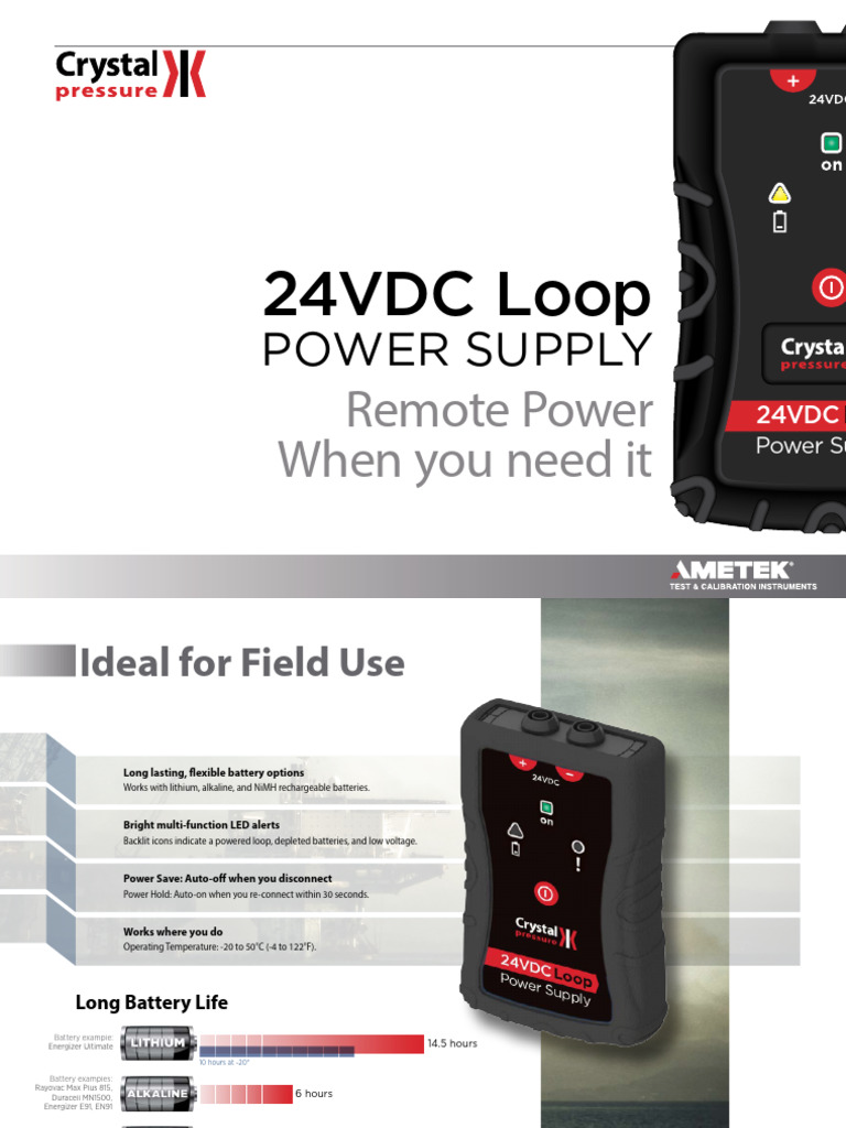 Betagauge 330 Power Supply Overview | PDF | Pressure Measurement ...