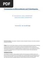 Metronidazole: Mechanism of Action | PDF | Drugs | Pharmacology