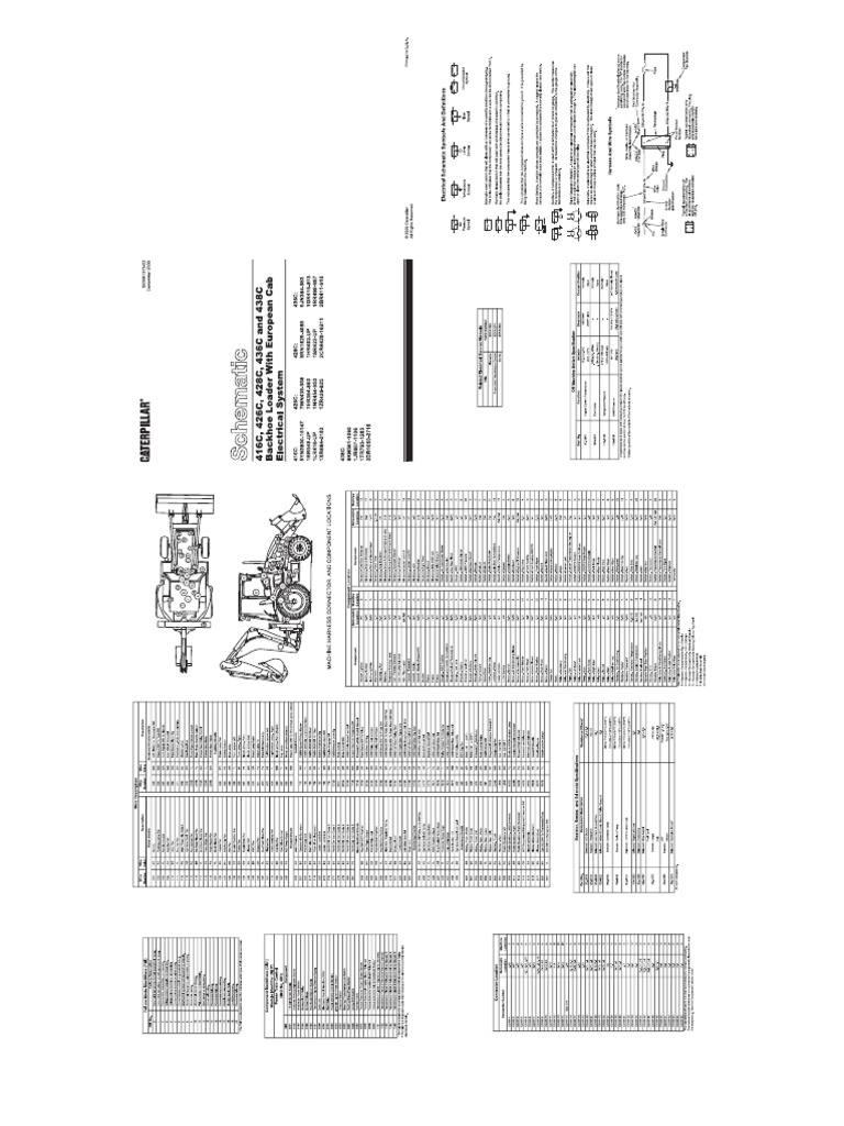 Cat 428c 2cr05304 Schemas Elec | PDF
