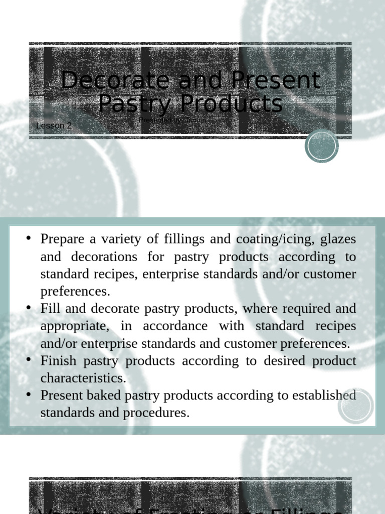Pastry Decoration Techniques and Recipes | PDF | Syrup | Icing (Food)
