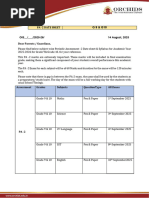 PACER Grading Scale for Grades 6-8 | PDF