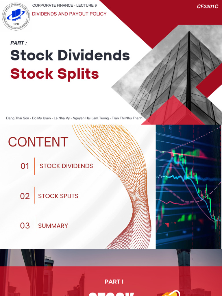 Understanding Stock Dividends & Splits | PDF | Stocks | Dividend