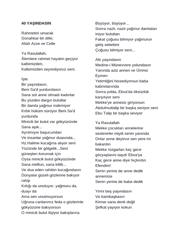 40 Yasindasin Siiri | PDF