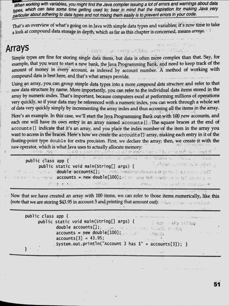 Java Arrays | PDF