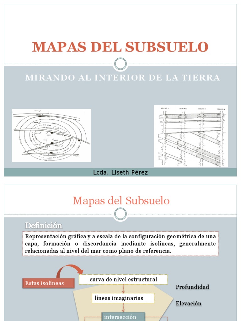 mapas subsuelo | Mapa | Curva