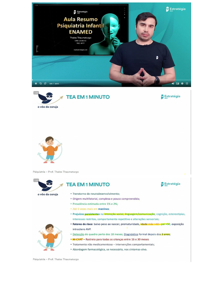 Psiq. Infantil | PDF