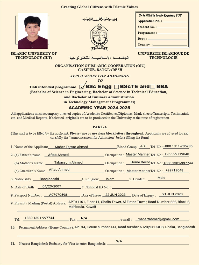 Kami Export Undergraduate Application Form 2025 Final 11022025 | PDF | Diploma