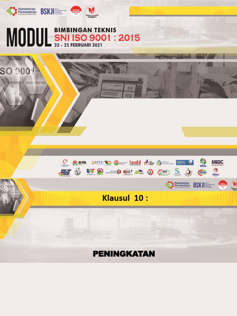 Peningkatan dalam Klausul 10 ISO 9001 | PDF