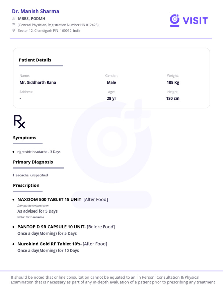 Doctor Prescription | PDF