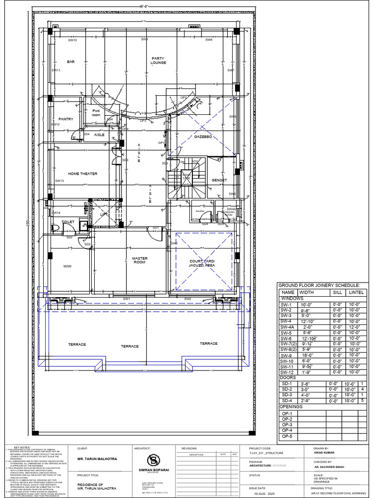 Second Floor Plan Details | PDF