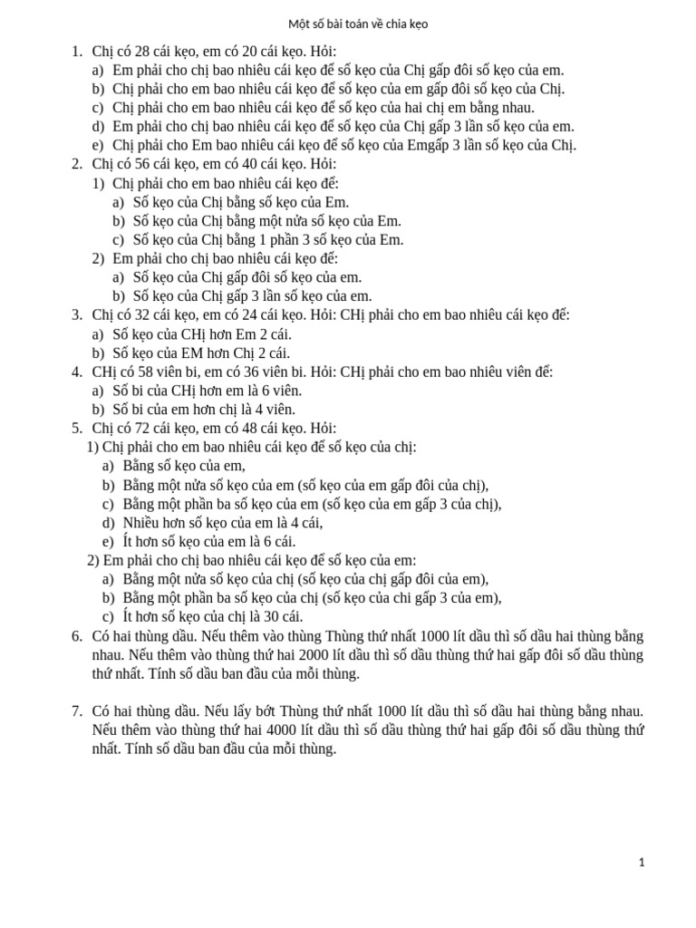 Toan Lop 3-4 - Phan 3 | PDF