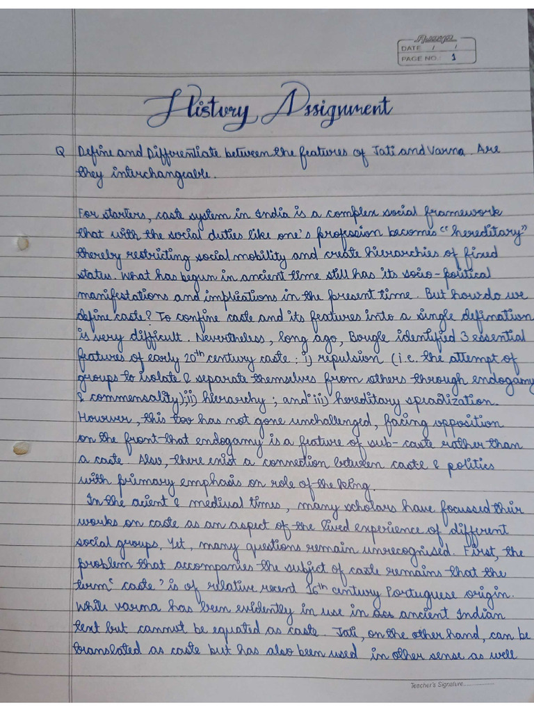 History Assignment | PDF