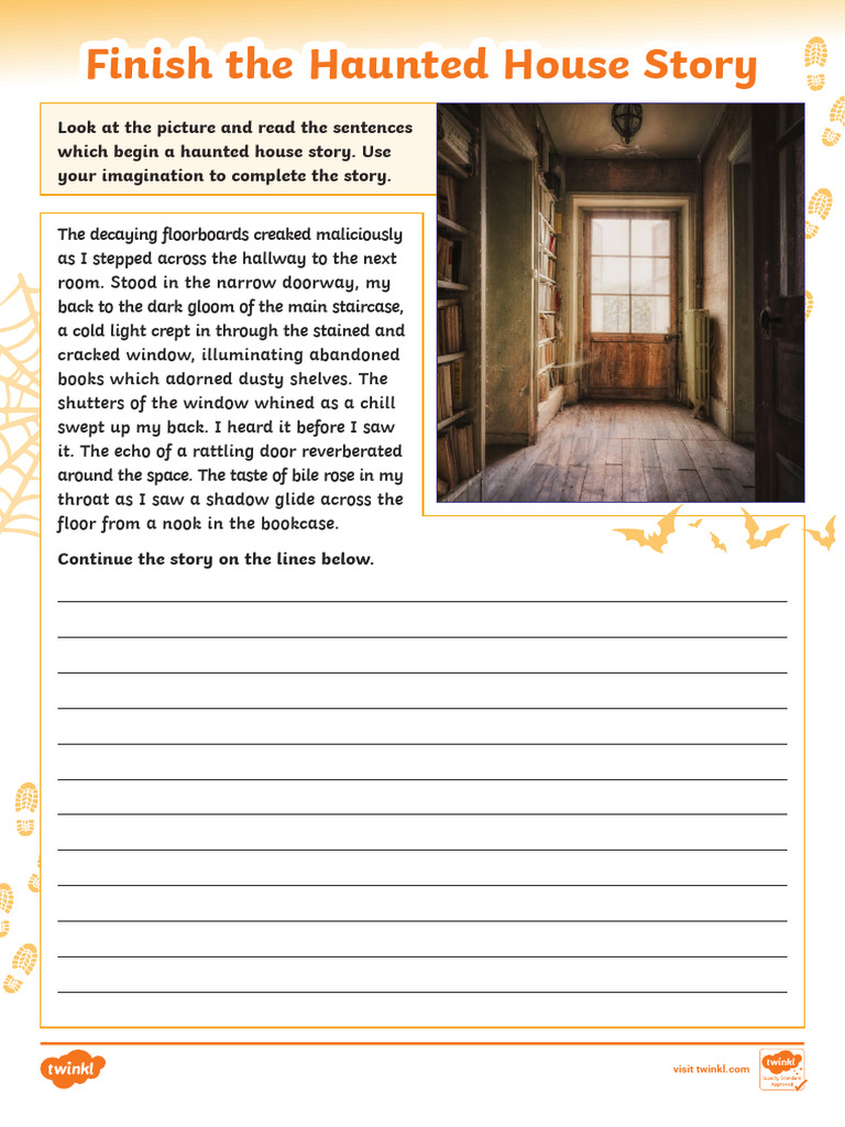 Complete the Haunted House Story | PDF