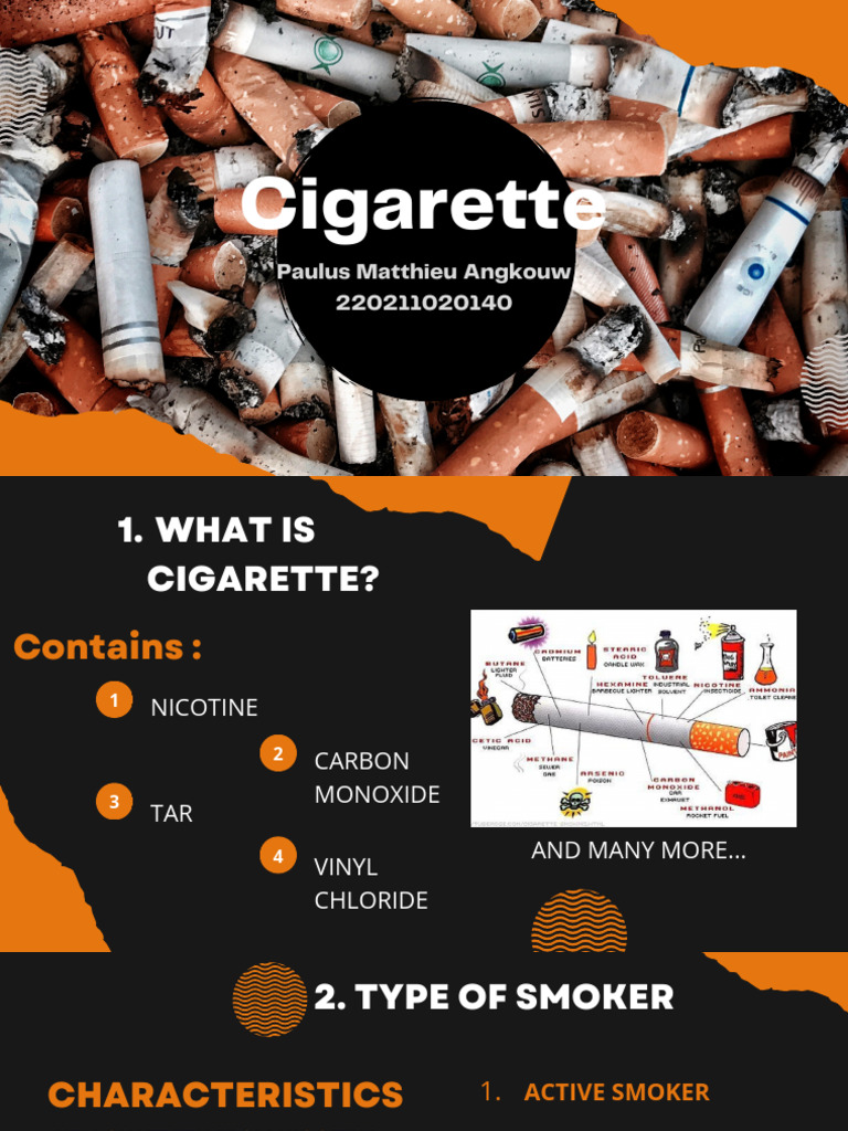 Understanding Cigarettes and Their Effects | PDF
