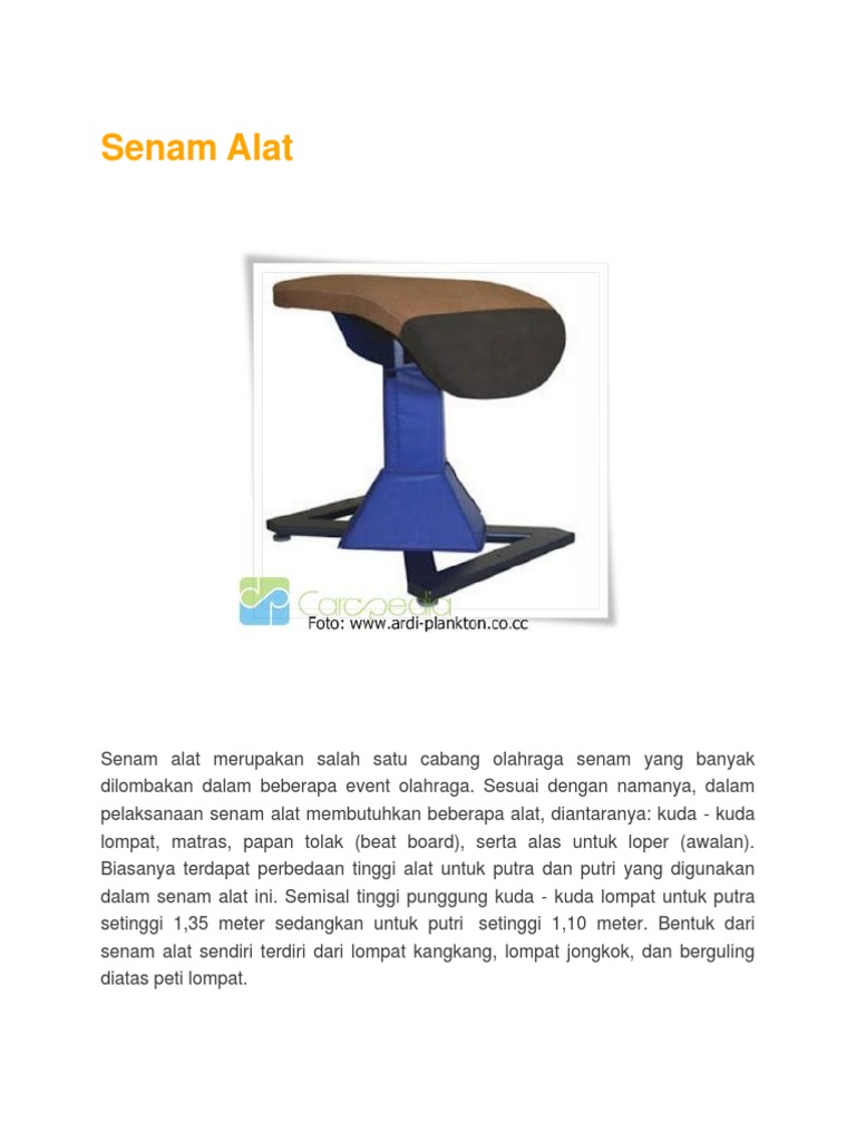 Senam Alat | PDF