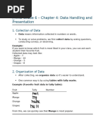 Class 4 Data Handling Worksheet | PDF