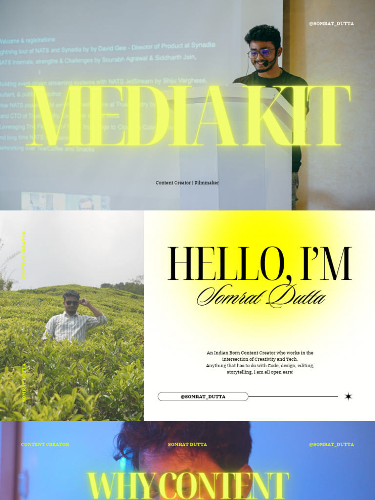 Somrat Dutta: Content Creator Profile | PDF