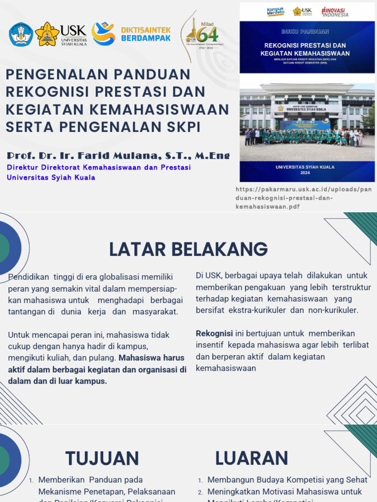 Panduan Rekognisi Kegiatan Kemahasiswaan | PDF