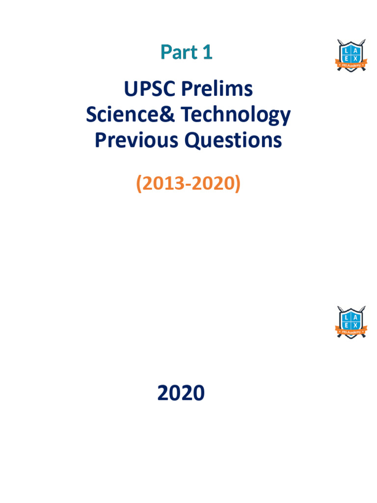 P1 - Science& Technology 2013-2020 | PDF | Satellite | Biology