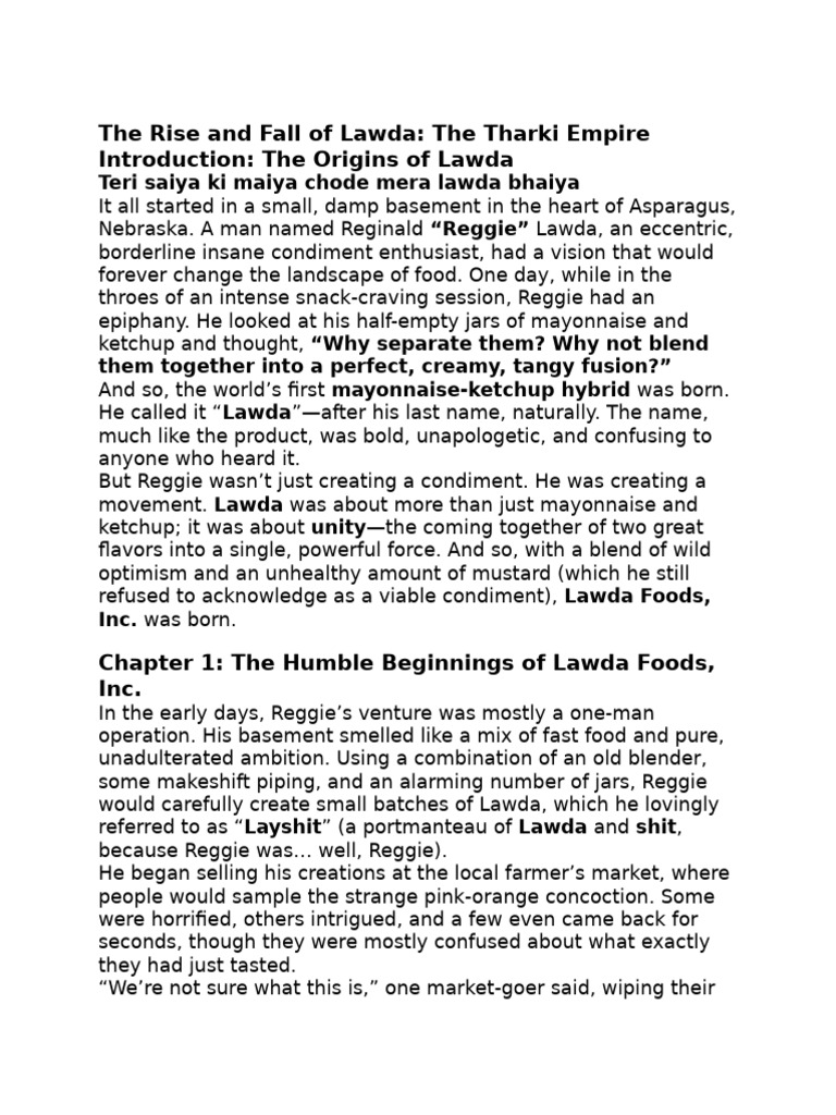 Lawda Ek Lambi Gaatna | PDF | Condiments | Cooking