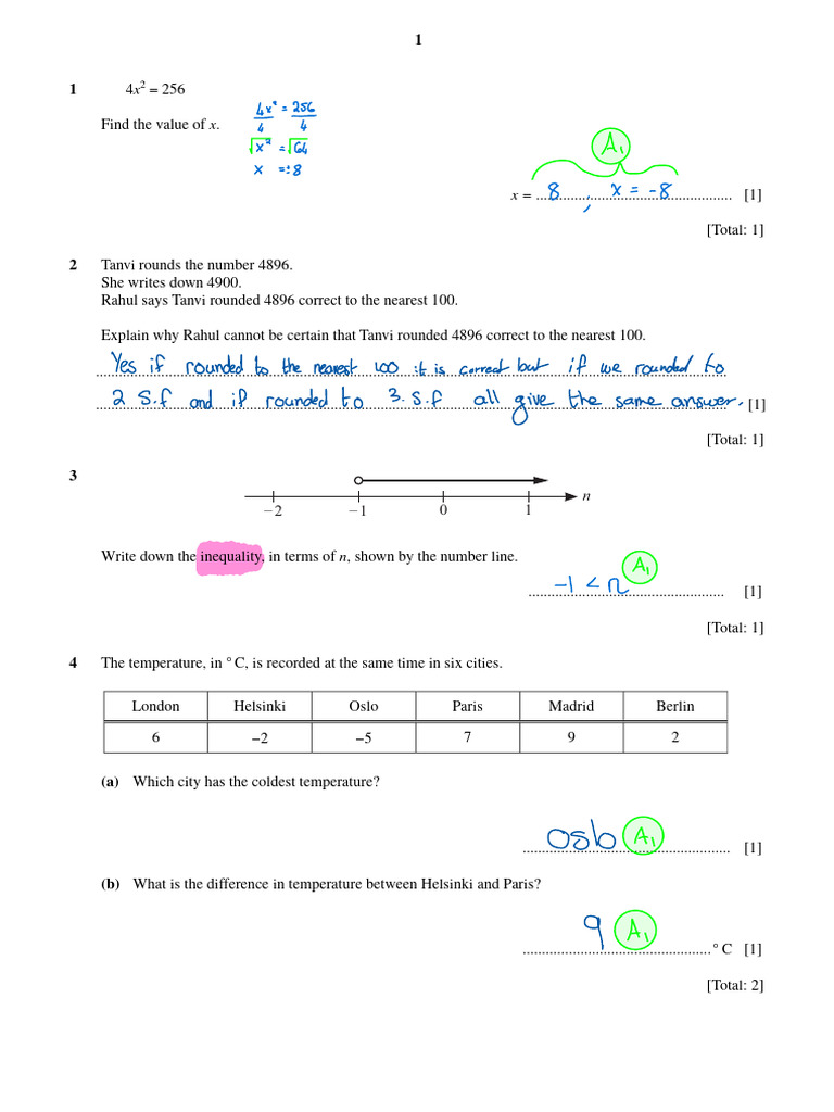 Grade 7 - Hard Practise Test | PDF | Arithmetic | Mathematics