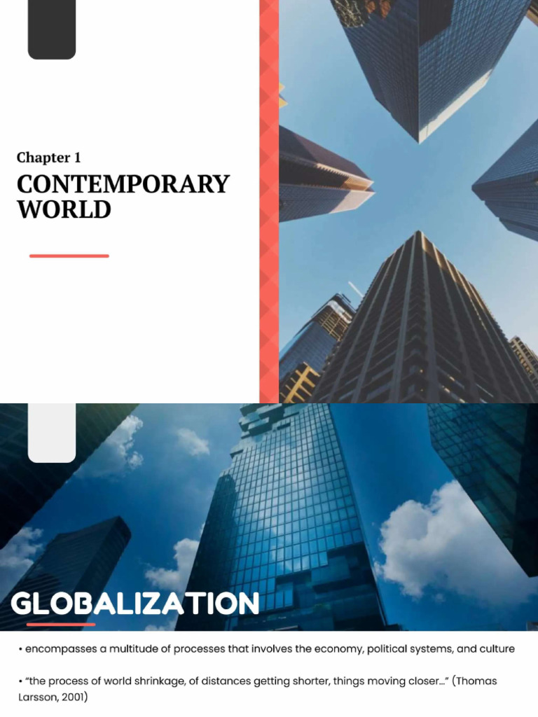 Contemporary World Chapter 1 | PDF