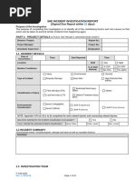Digital Lab Incident Report Template | PDF