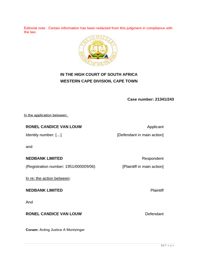 Rescission of Default Judgment Case Analysis | PDF | Judgment (Law ...