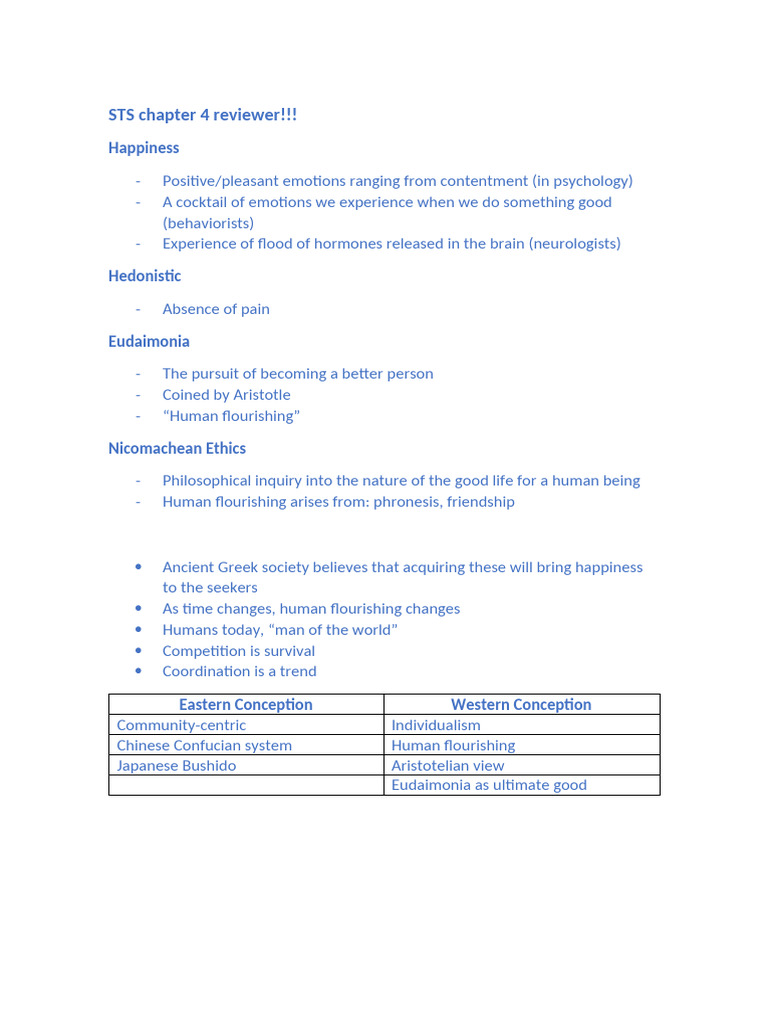 STS Chapter 4 Reviewer | PDF