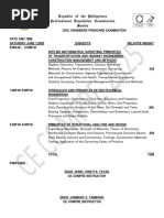 Civil Engineering Board Exam Subjects 2025 | PDF | Science & Mathematics
