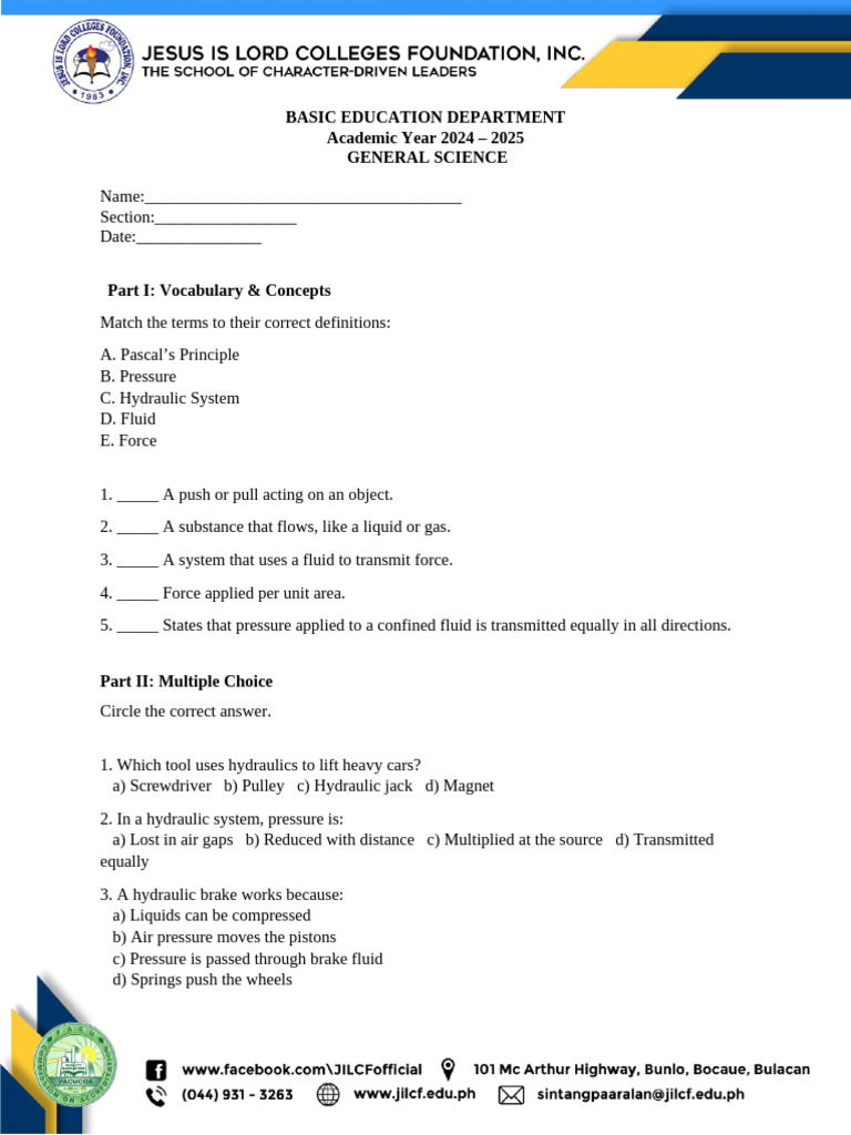 Worksheet Genscie G11 | PDF