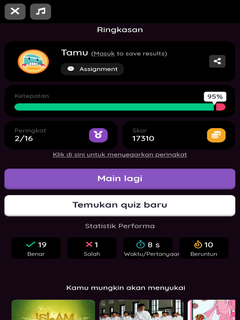 Playing A Game - Quizizz | PDF