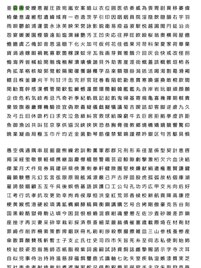 2136 Kanji-ban Nho | PDF
