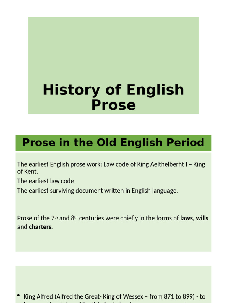 Evolution of English Prose History | PDF | Essays | Thomas Carlyle