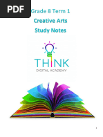 Grade 9 Creative Arts Overview | PDF | The Arts