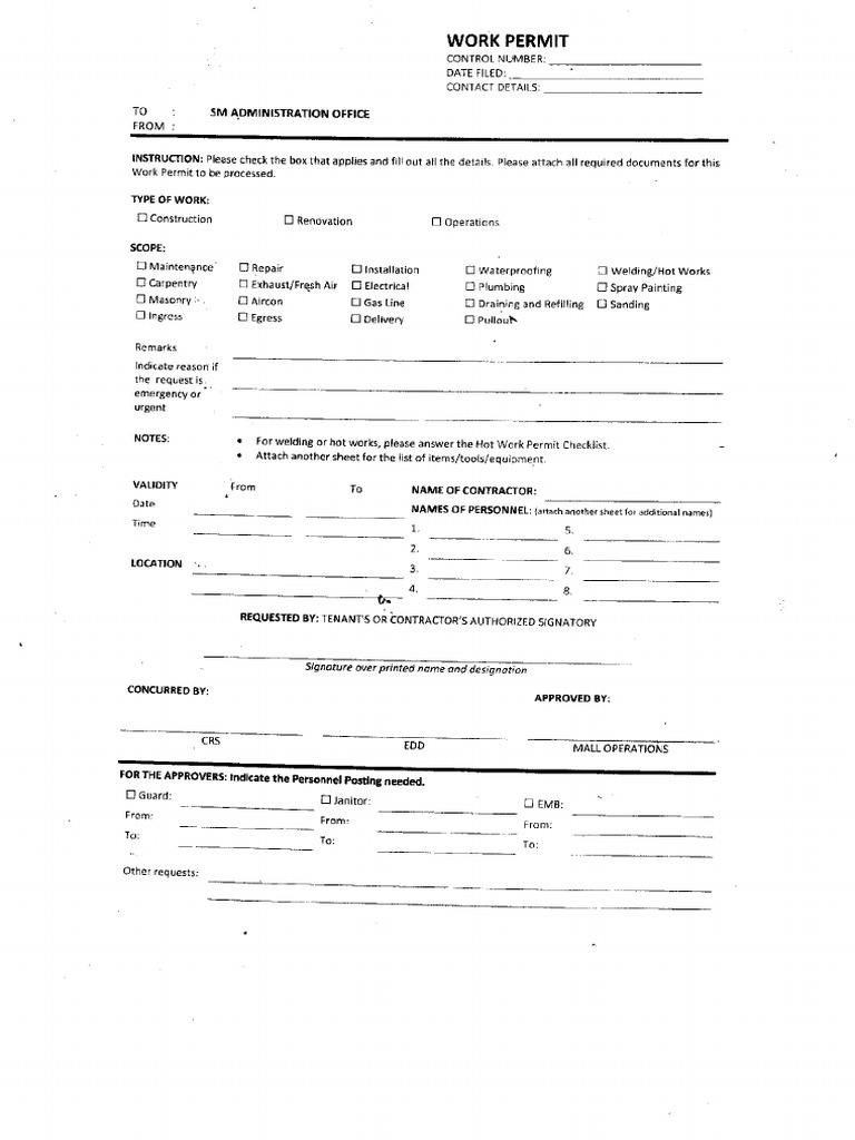SM Work Permit | PDF