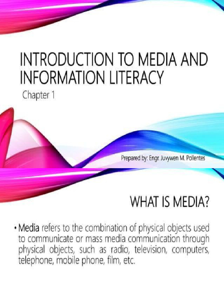 Introduction To Media and Information Literacy | PDF