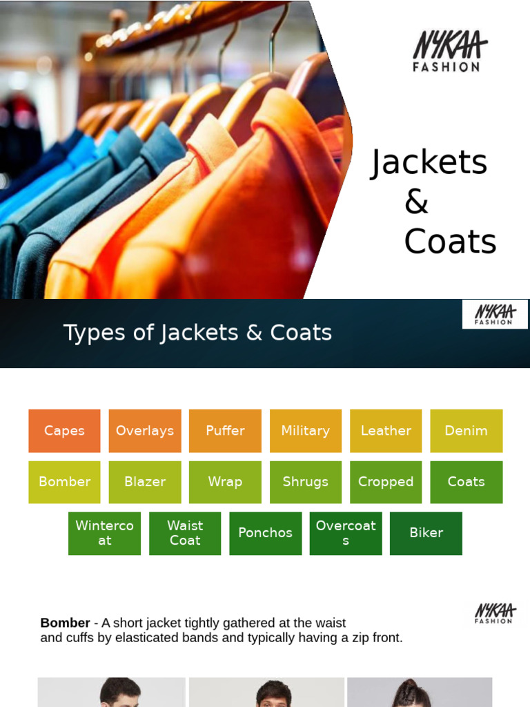 Types of Jackets and Coats Guide | PDF