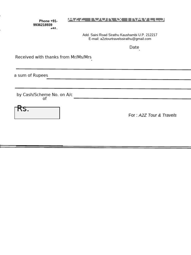 A2z Recipt | PDF