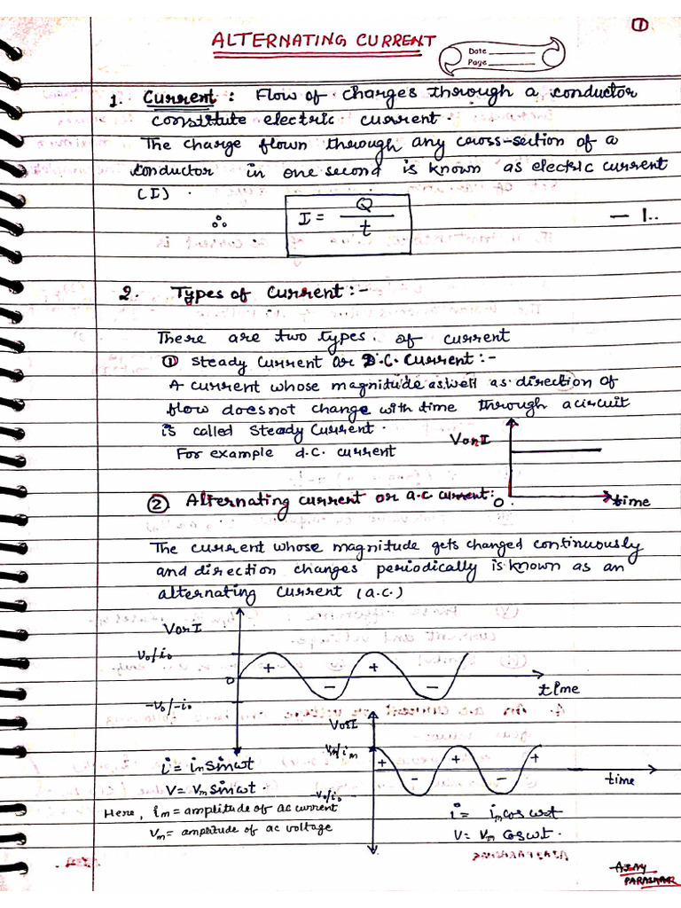 07 Alternating Current | PDF