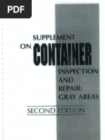 MSC Container Inspection & Repair Guidelines | PDF | Screw | Plywood