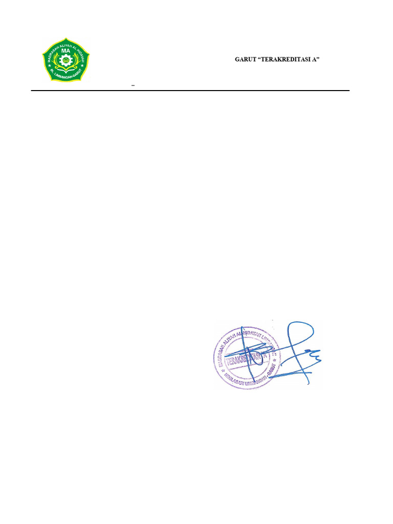 Mutasi Keluar - Surat Keterangan - MUHAMMAD IRFANSYAH | PDF