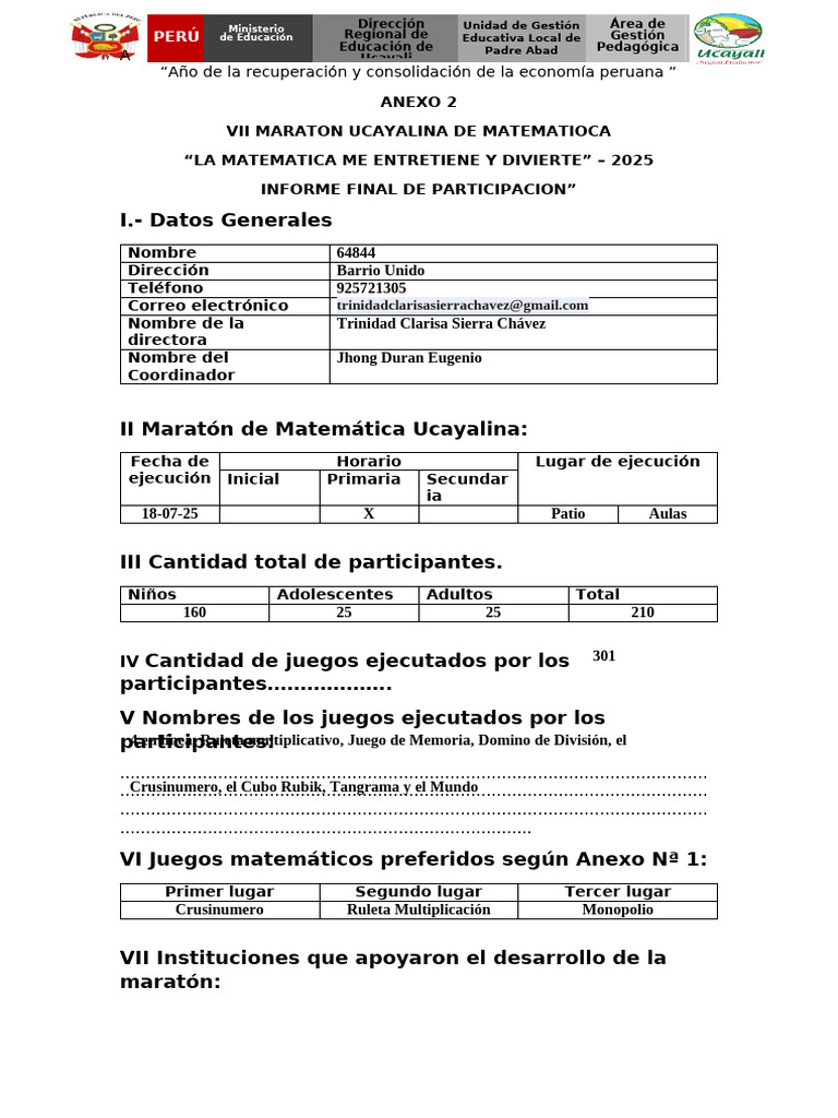 Anexo 2 Maraton de Matematica ZZ | PDF