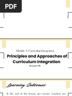 Integrative Approach | PDF | Pedagogy | Learning