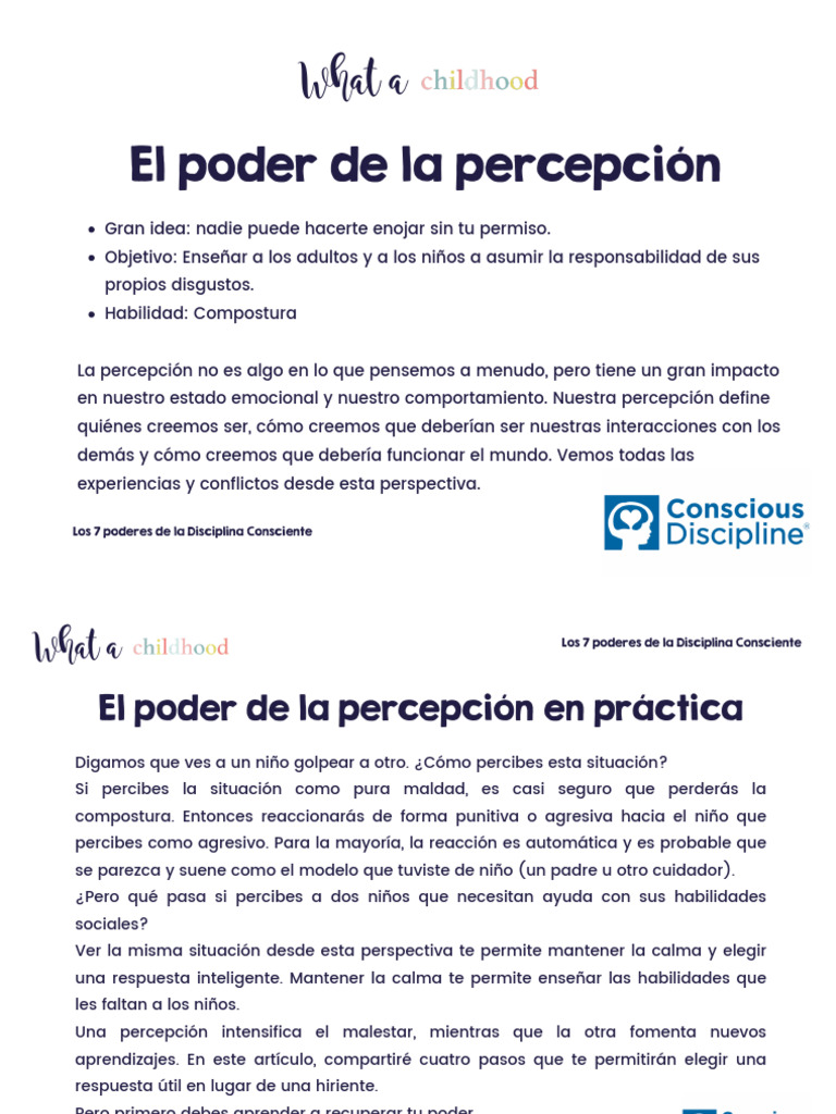 7 Poderes Del La Disciplina Consciente | PDF | Amor | Comportamiento