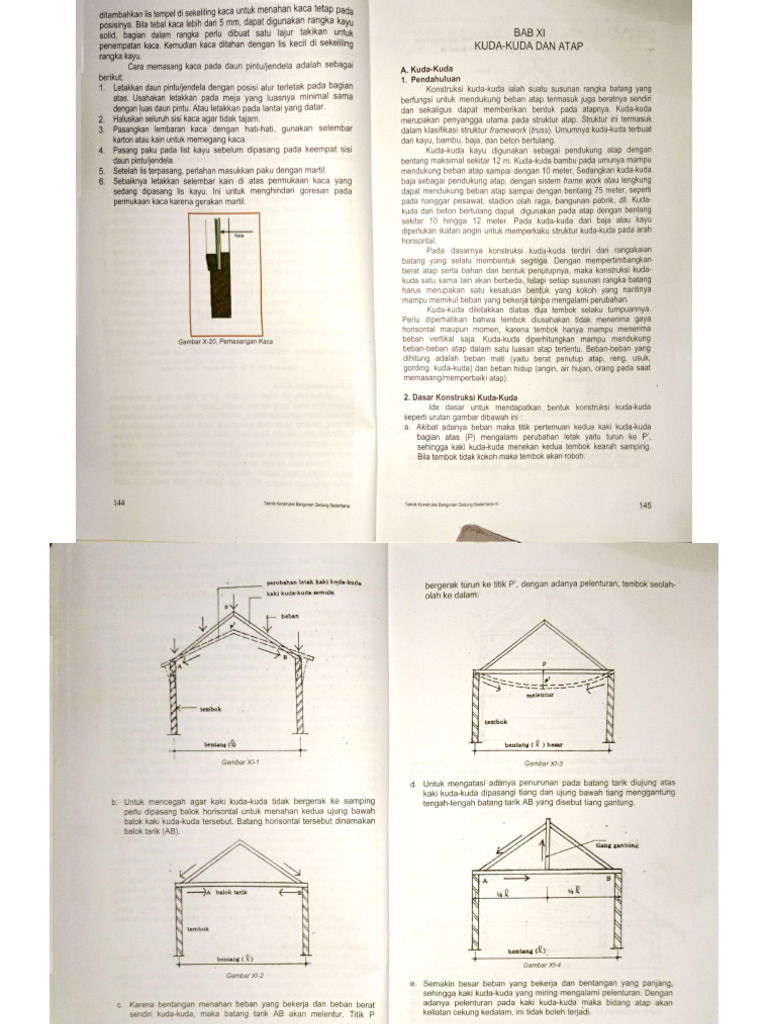 Materi Kuda Kuda Dan Atap | PDF
