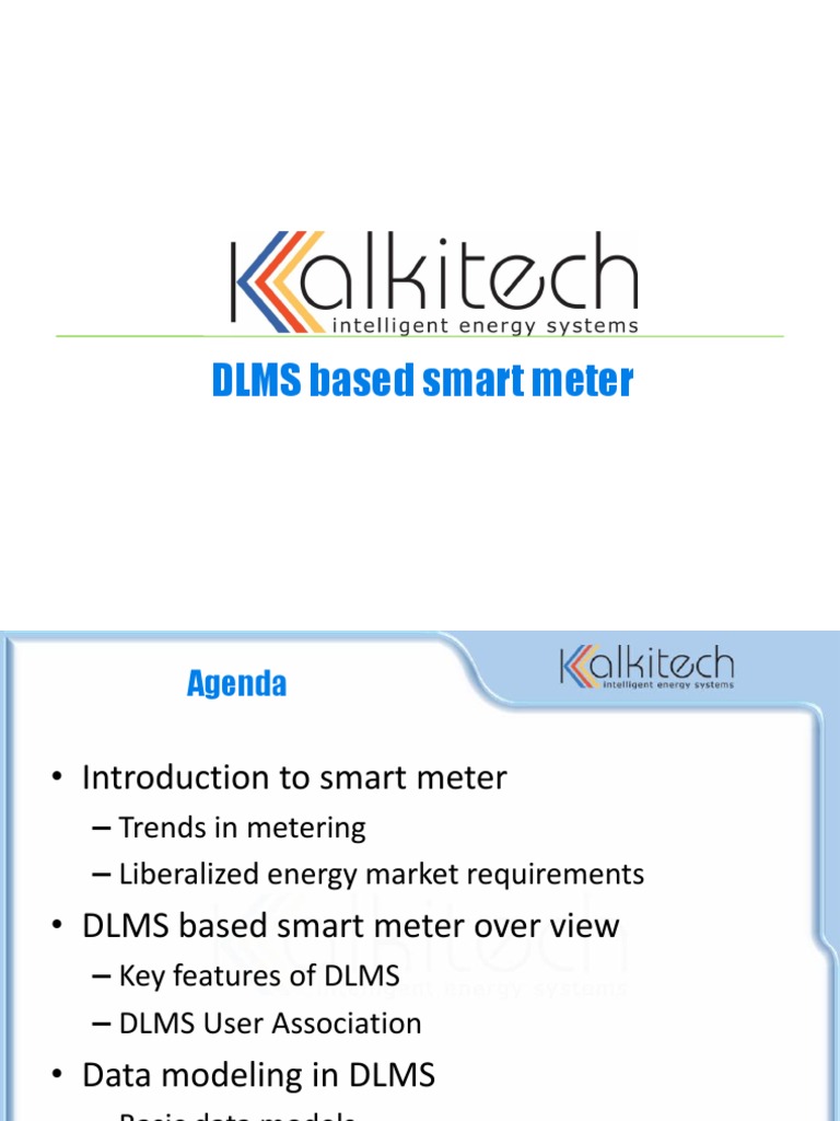 DLMS Smart Meter - Presentation | PDF | Method (Computer Programming) | Computing