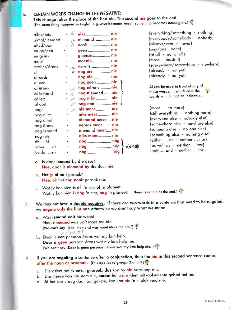 Negatief en Ontkenning | PDF