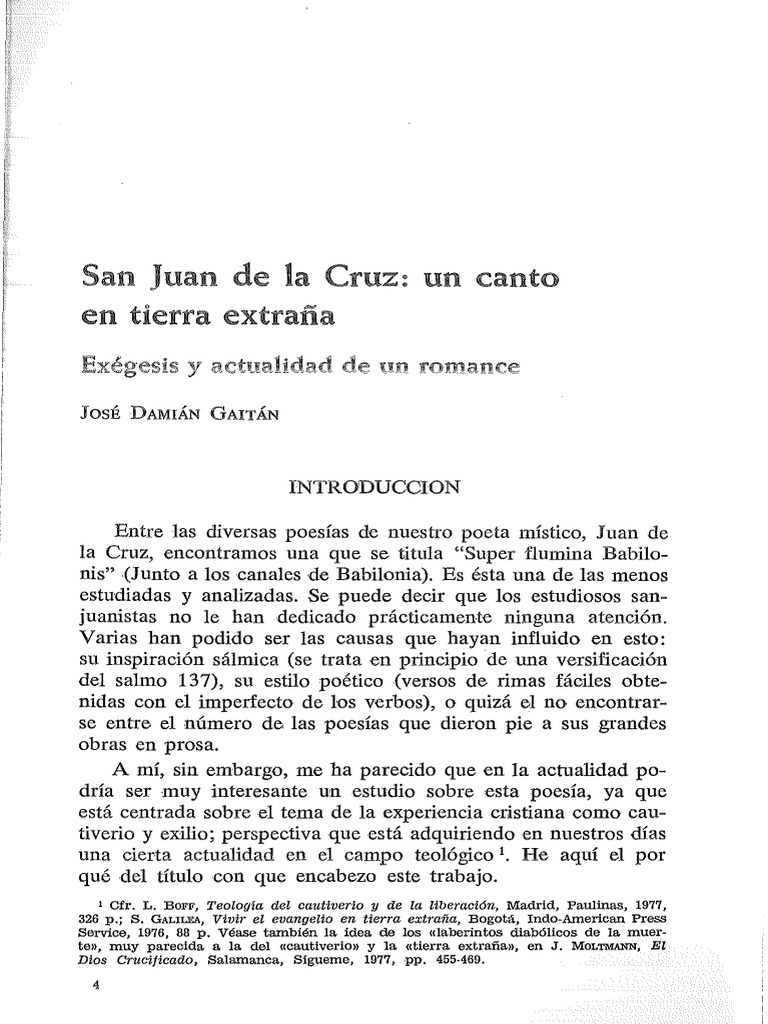 S Juan de La Cruz Un Canto en Tierra Extrania Carcel de Toledo JD ...