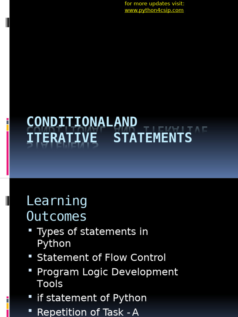 Condition Using If | PDF | Control Flow | Python (Programming Language)